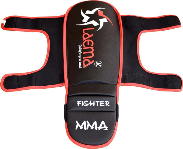 Advance Gel Shin Instep Foot Pads MMA UFC Leg Kick Guards Muay Thai Bo ...