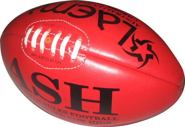 TOURNAMENT QUALITY PROFESSIONAL GENUINE LEATHER AUSTRALIAN RULES BALL ...