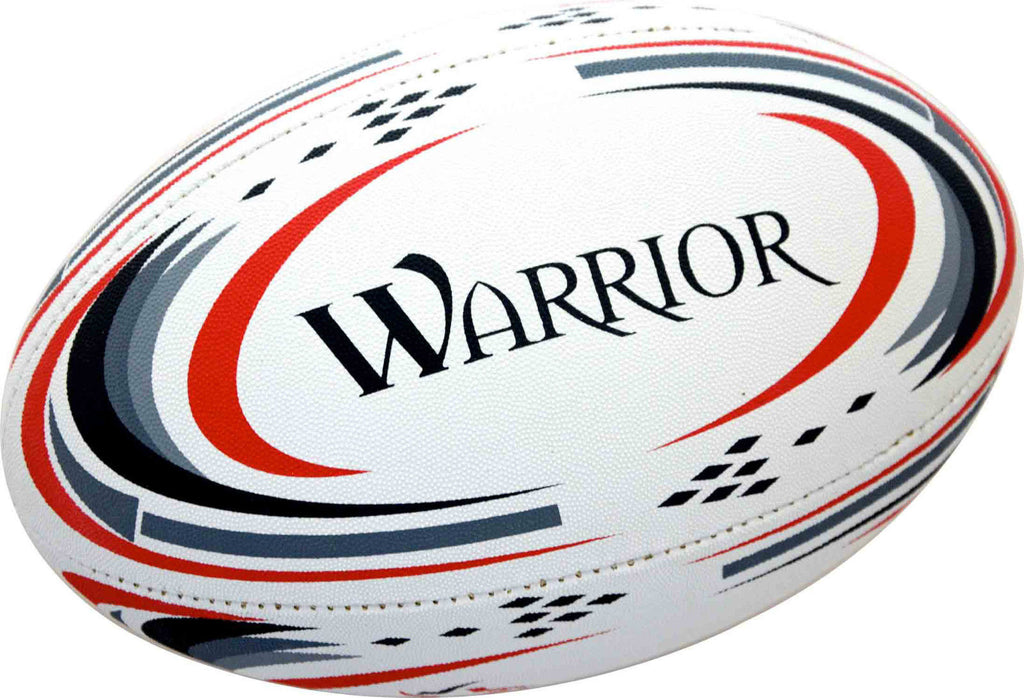 Warrior-Hi-Tech UltraPin Grip 4PLY Rugby Union OzTag Touch Match Ball ...